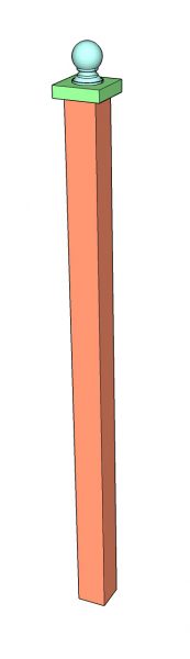 DIY Water Hose Post - Shanty 2 Chic