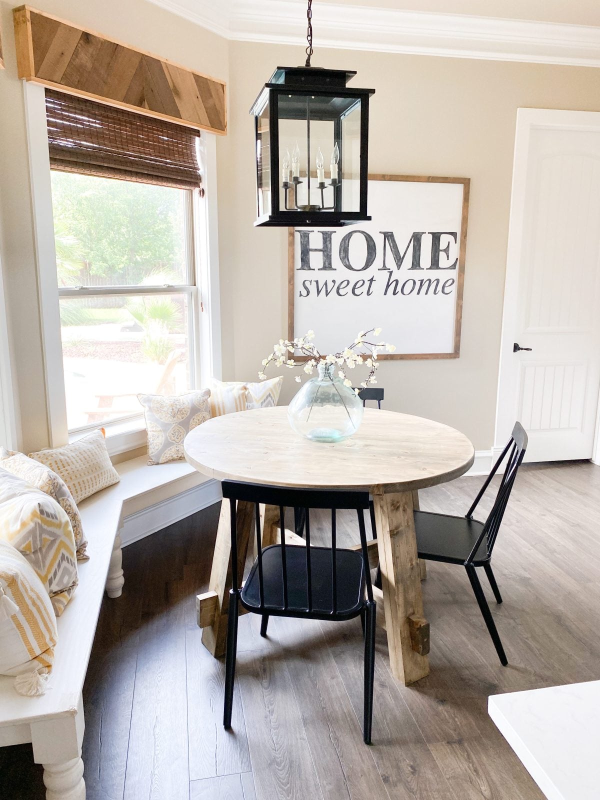 DIY Round Dining Table - Shanty 2 Chic