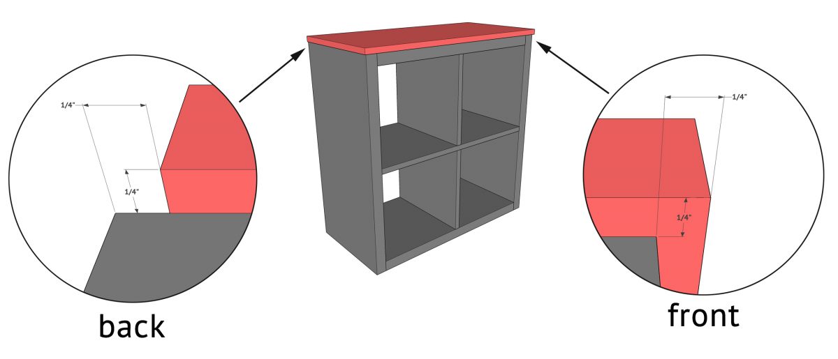 Cubby Storage Hack - Shanty 2 Chic