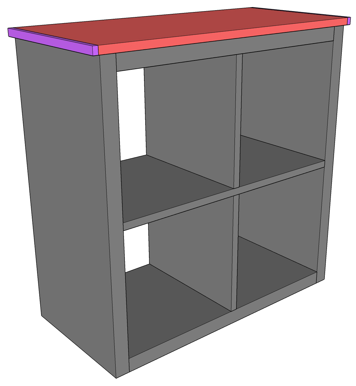 Cubby Storage Hack - Shanty 2 Chic