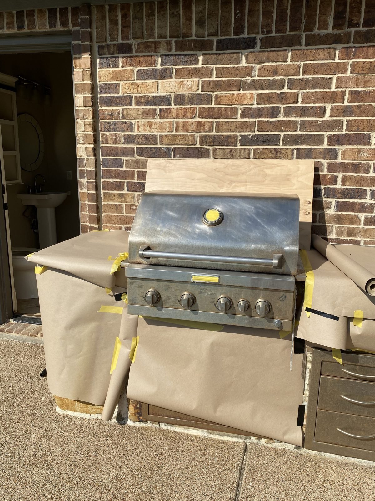 How to Paint a Rusty Grill - Shanty 2 Chic