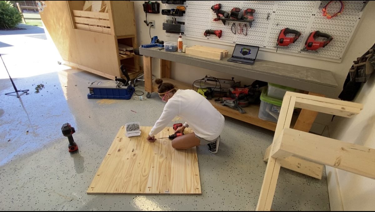 DIY Square Coffee Table - Shanty 2 Chic