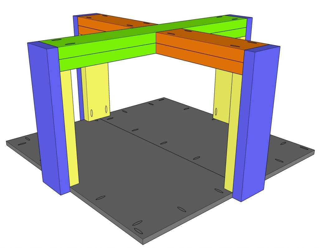 How to Build a DIY Square Coffee Table - Shanty 2 Chic