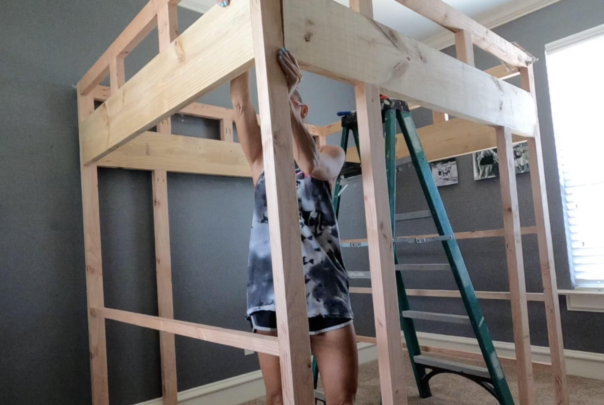 DIY Loft Bed Plans: How to Build a Loft Bed with Free Plans - Shanty 2 Chic