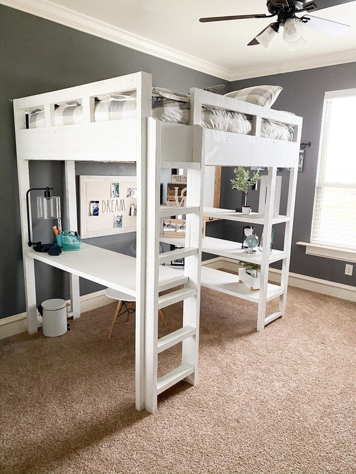 DIY Loft Bed Part 2 - Shanty 2 Chic