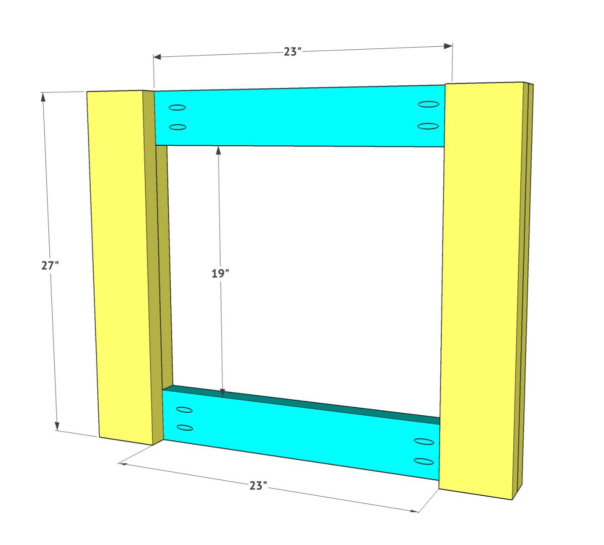 DIY Farmhouse Dining Table with Panel Sides - Shanty 2 Chic