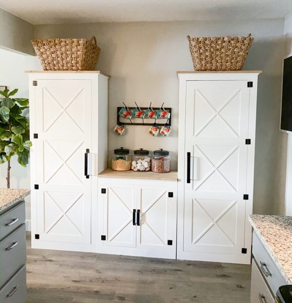 DIY Table Height Pantry Cabinet - Shanty 2 Chic