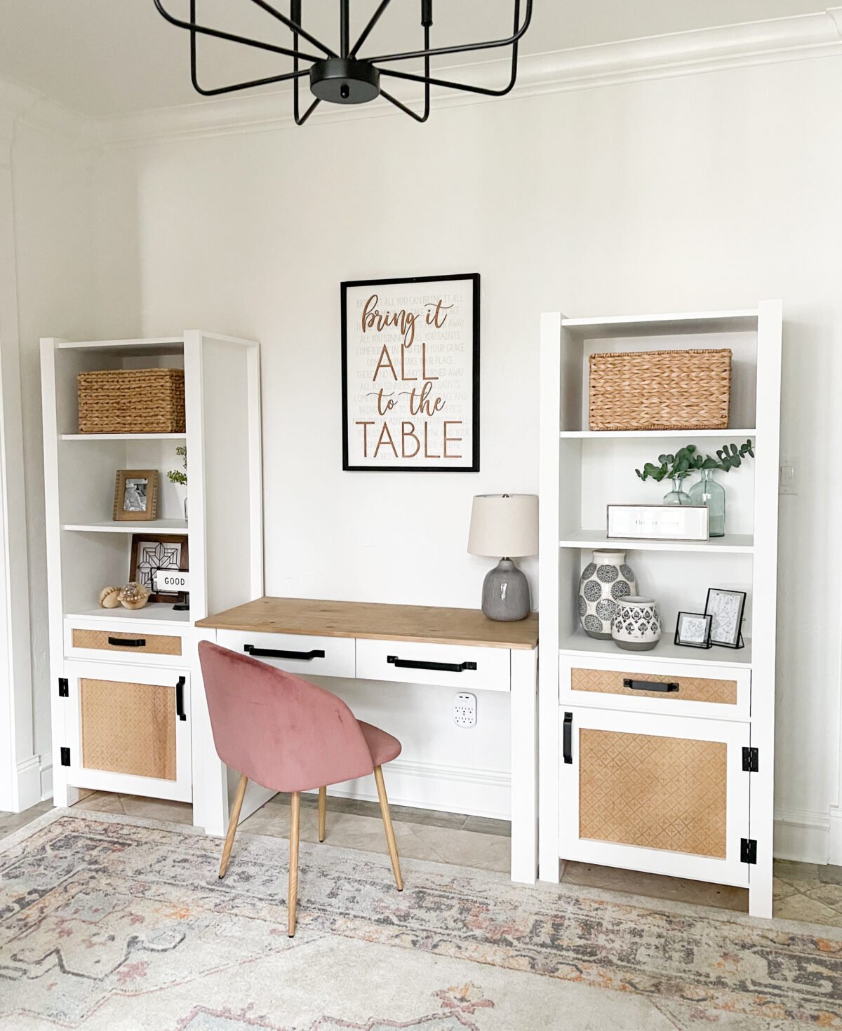 DIY Home Office Desk System - Shanty 2 Chic