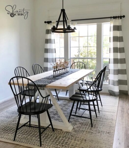 25+ Free DIY Dining Table Plans (Farmhouse, Modern, Round & More ...
