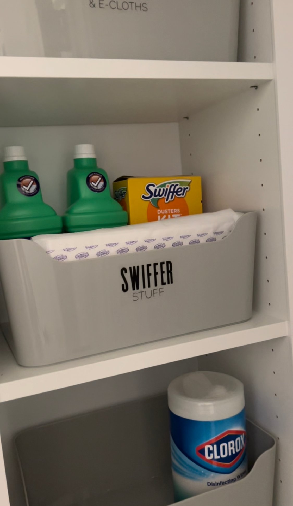 DIY Cleaning Supply Closet - Shanty 2 Chic