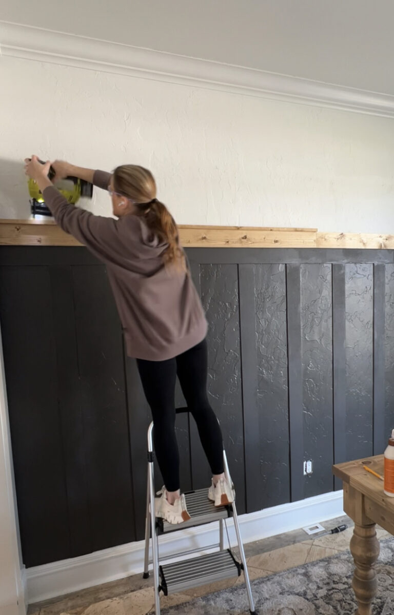 DIY Board and Batten Wall - Shanty 2 Chic