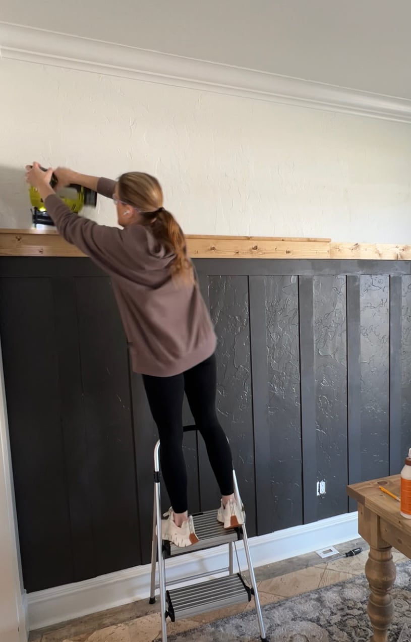 DIY Board and Batten Wall - Shanty 2 Chic