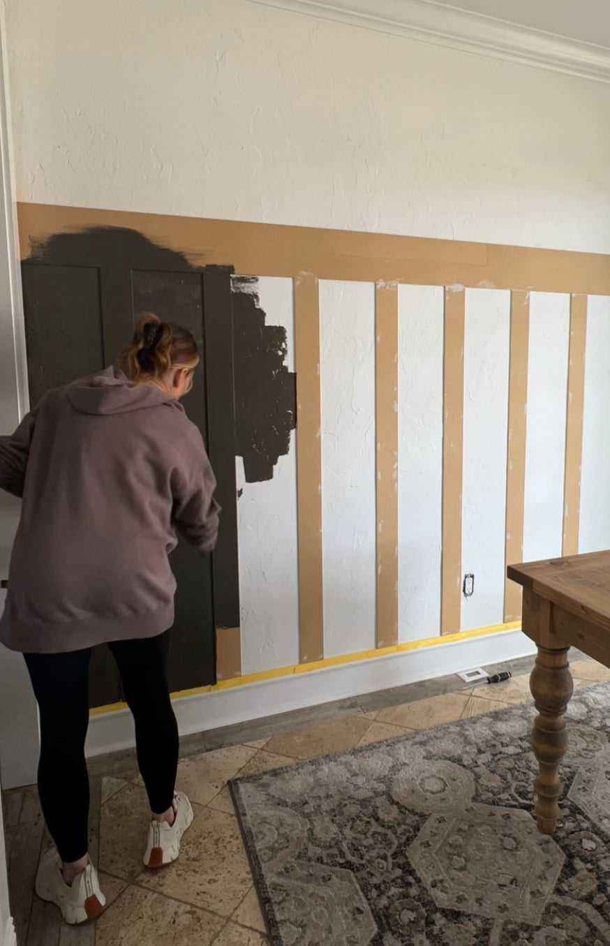 DIY Board and Batten Wall - Shanty 2 Chic