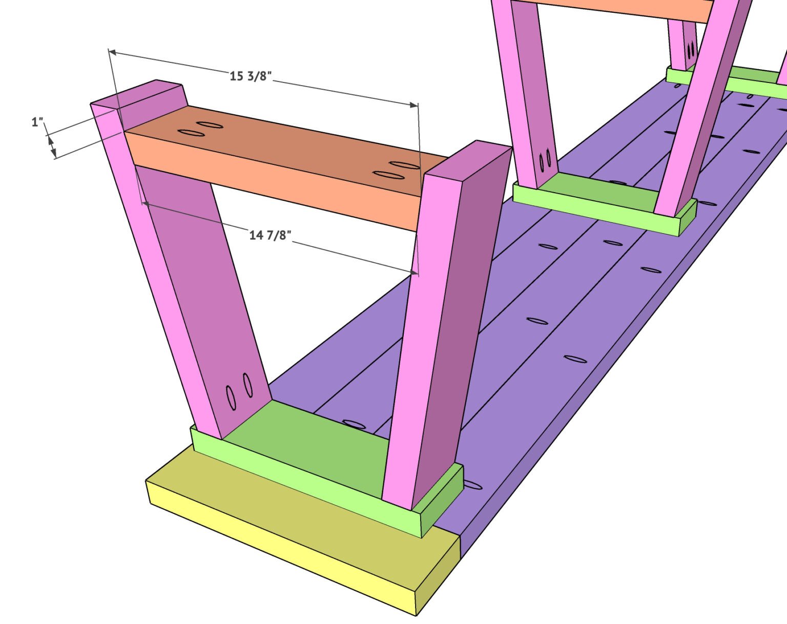 How To Build A Dining Bench - Shanty 2 Chic