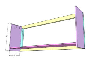 DIY Modern Waterfall Console Table - Shanty 2 Chic