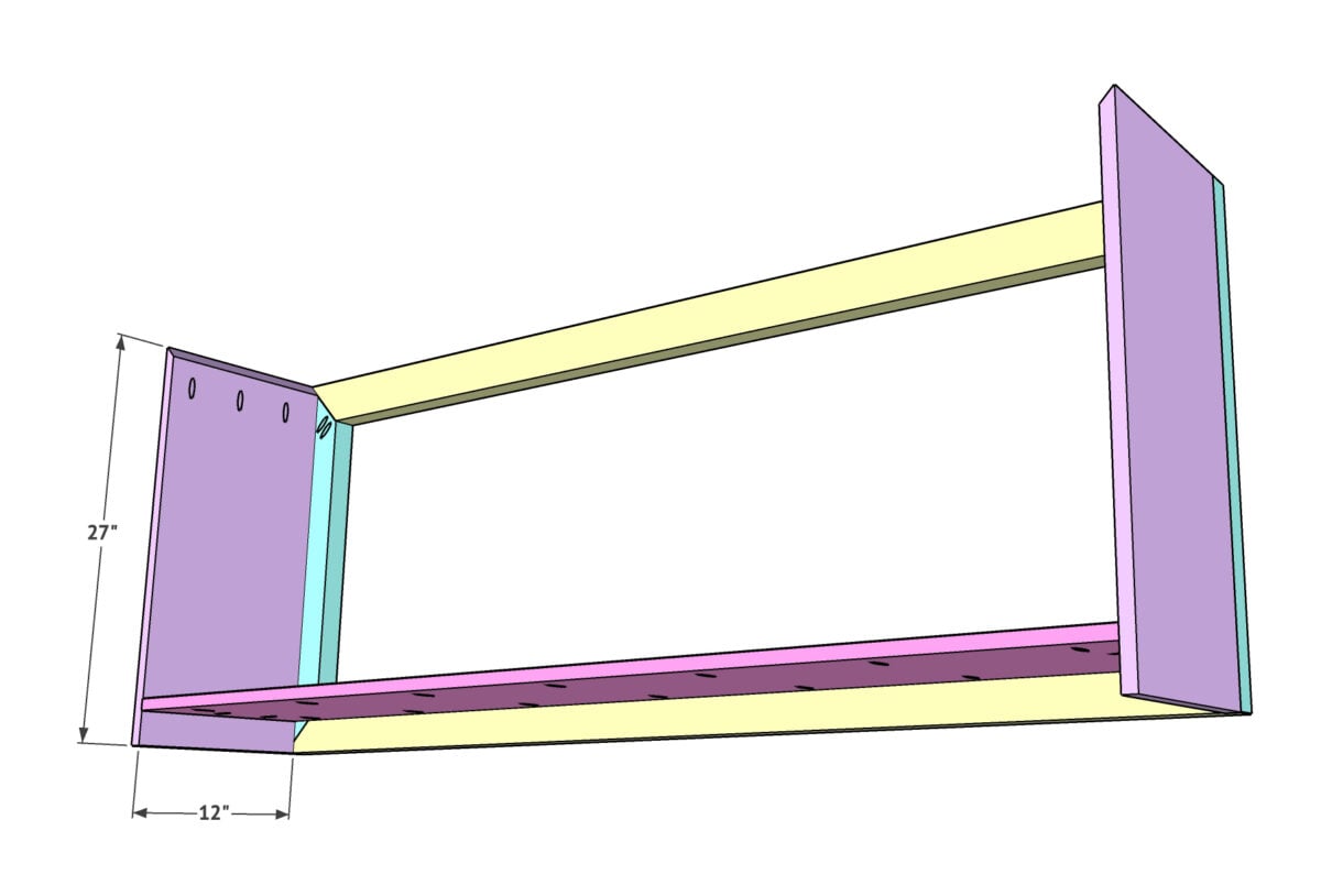 DIY Modern Waterfall Console Table - Shanty 2 Chic