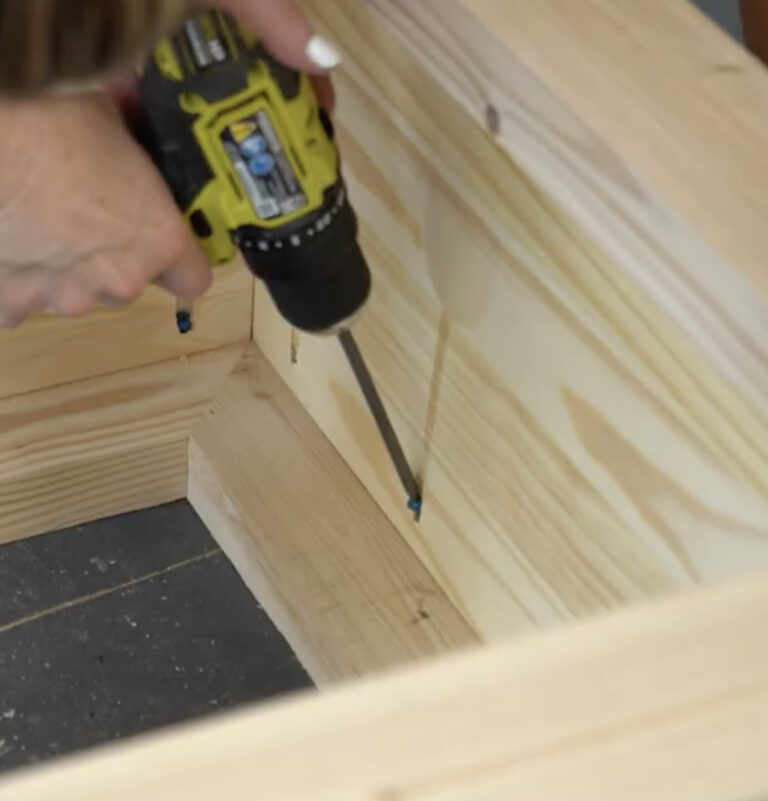 DIY Modern Waterfall Console Table - Shanty 2 Chic