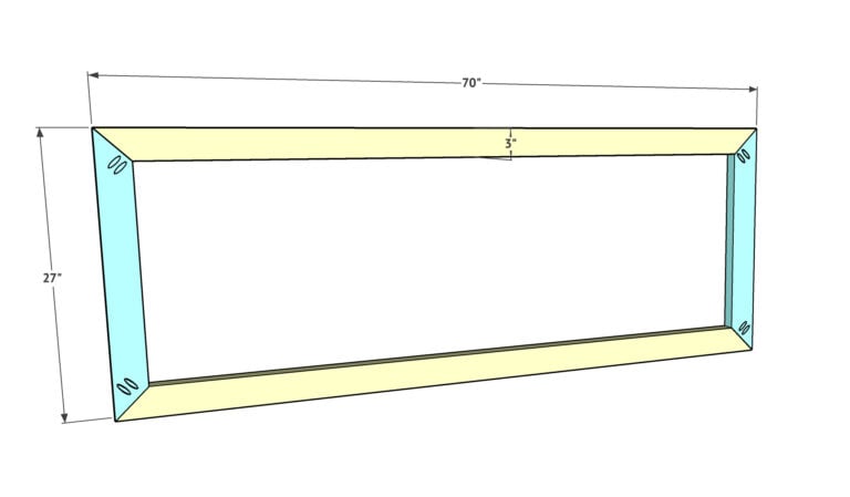 DIY Modern Waterfall Console Table - Shanty 2 Chic