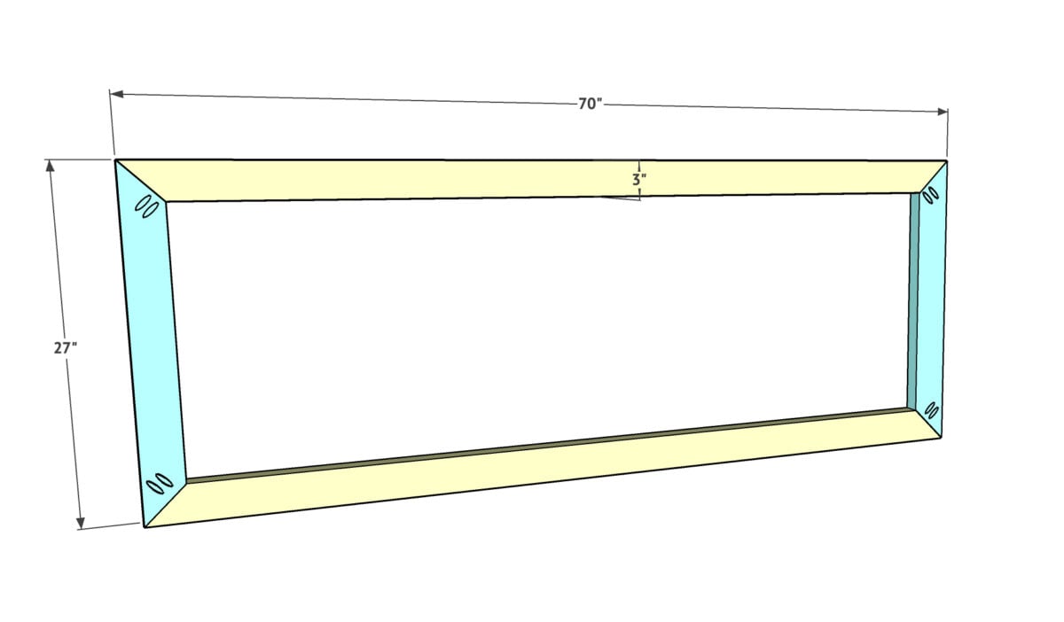 DIY Modern Waterfall Console Table - Shanty 2 Chic
