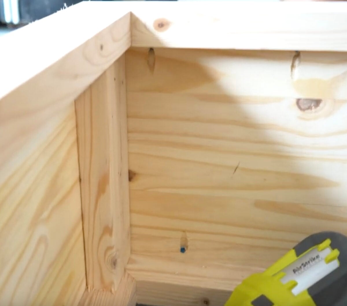 DIY Modern Waterfall Console Table - Shanty 2 Chic