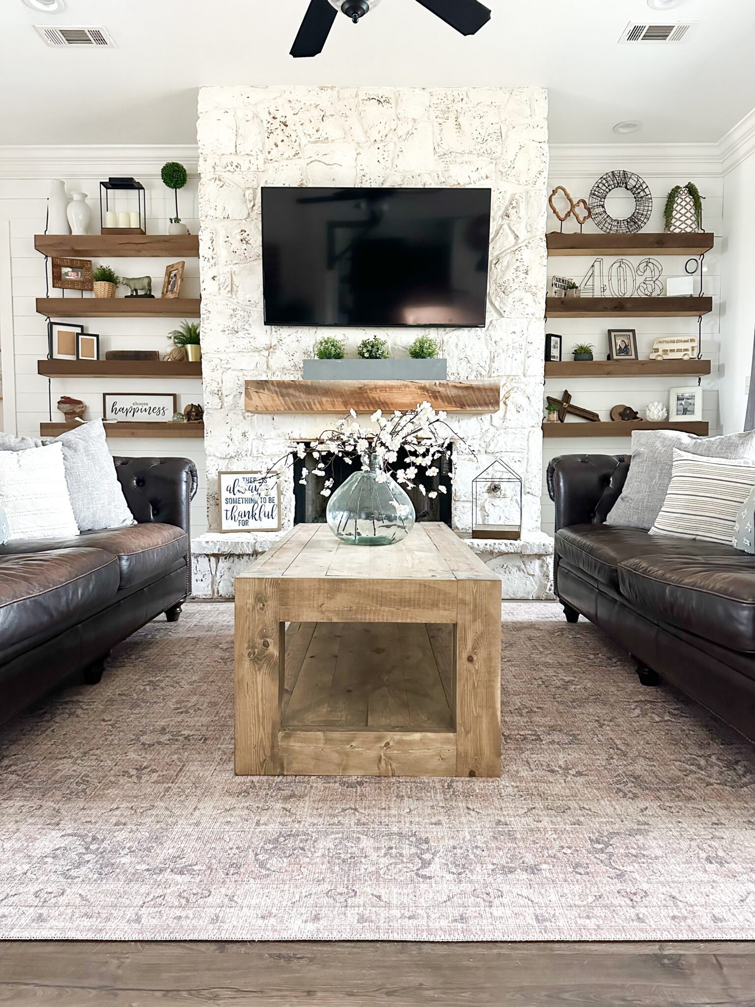 How to Build a DIY Square Coffee Table - Shanty 2 Chic