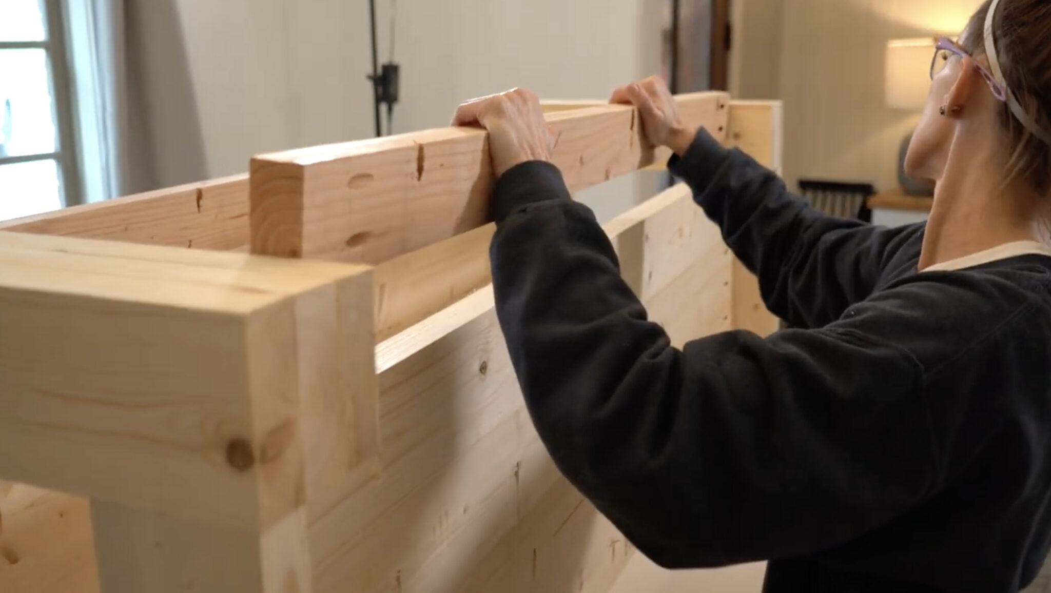 DIY Modern Wood Coffee Table - Shanty 2 Chic