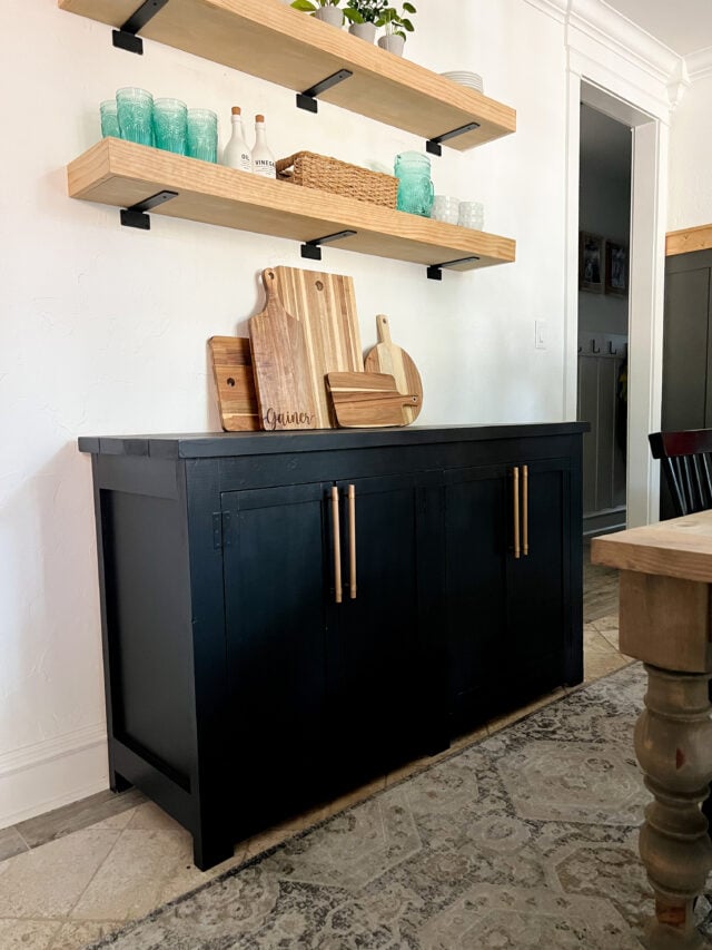Build a DIY Modern Farmhouse Sideboard - Shanty 2 Chic