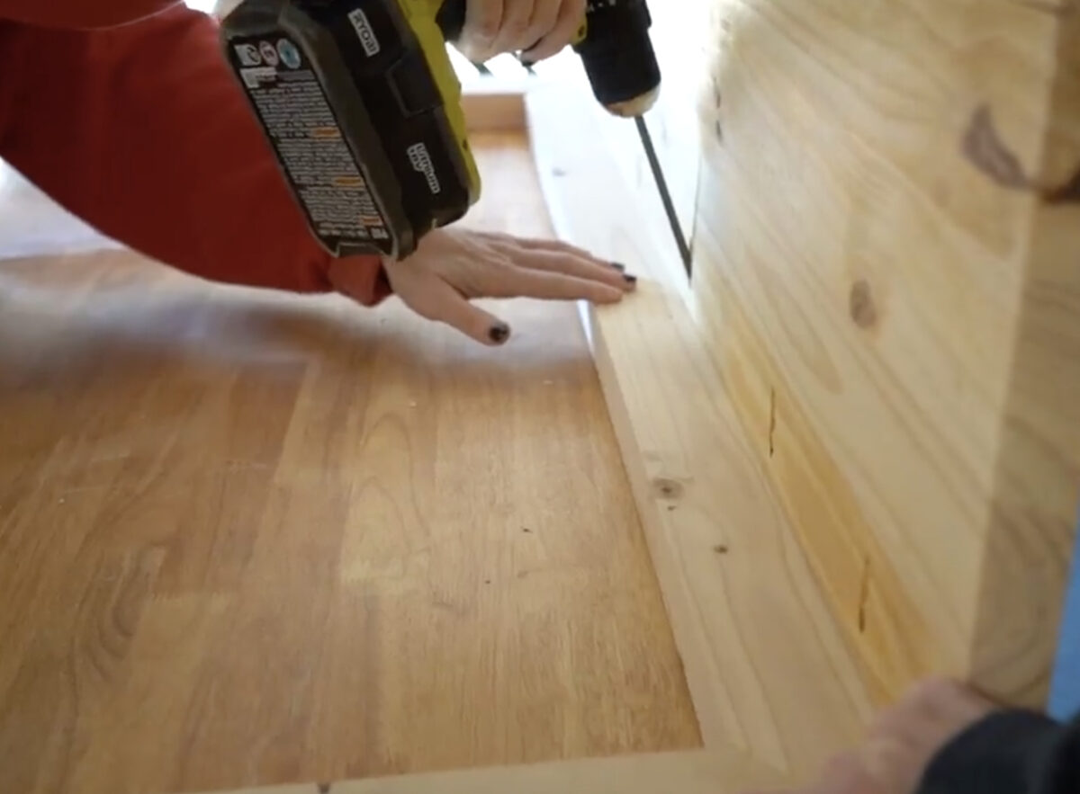 DIY Waterfall Writing Desk - Shanty 2 Chic
