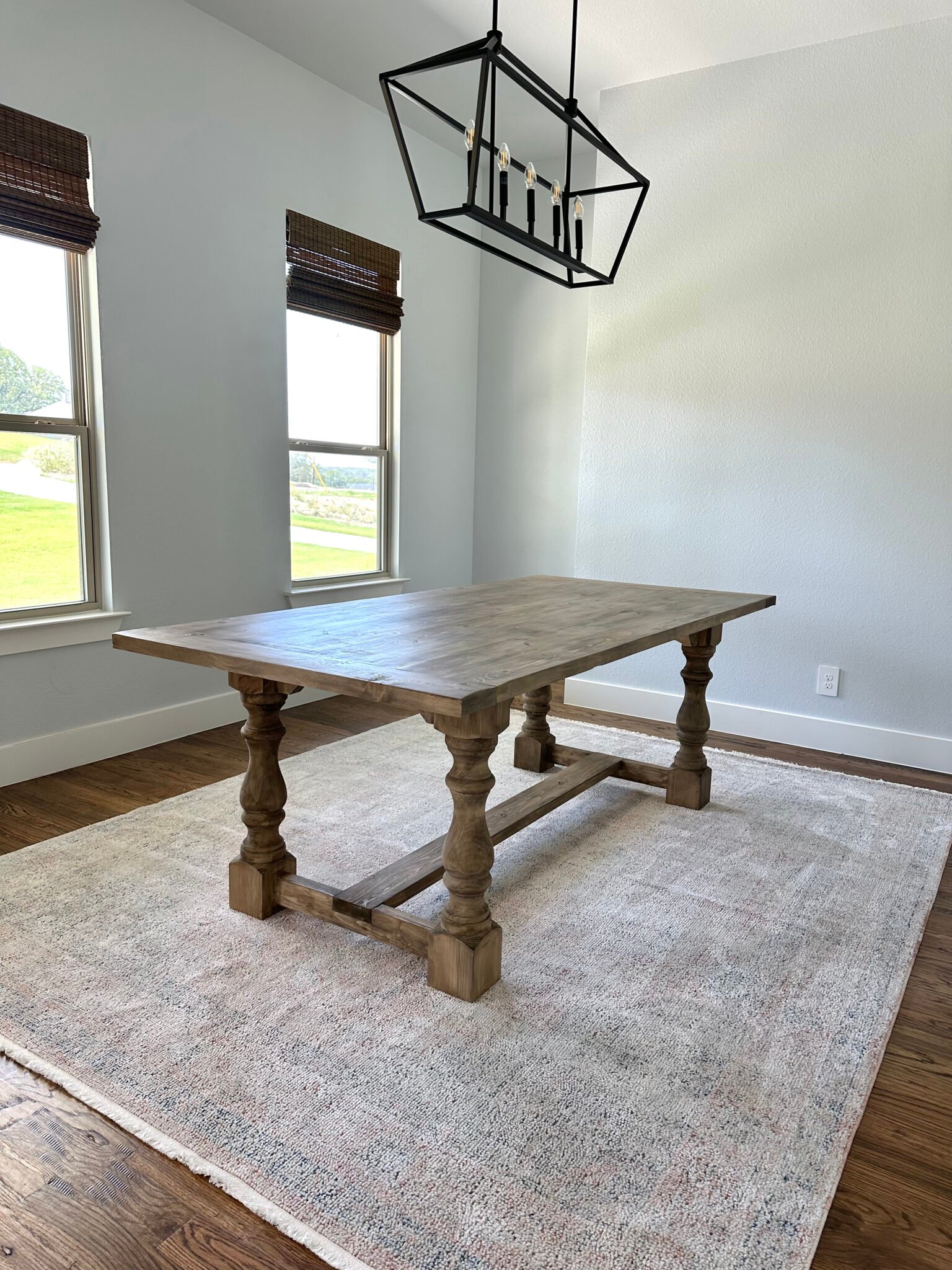 Build a DIY Dining Table with Free Plans - Shanty 2 Chic