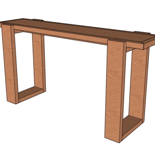 How To Make A Diy Console Table (Step By Step) - Shanty 2 Chic