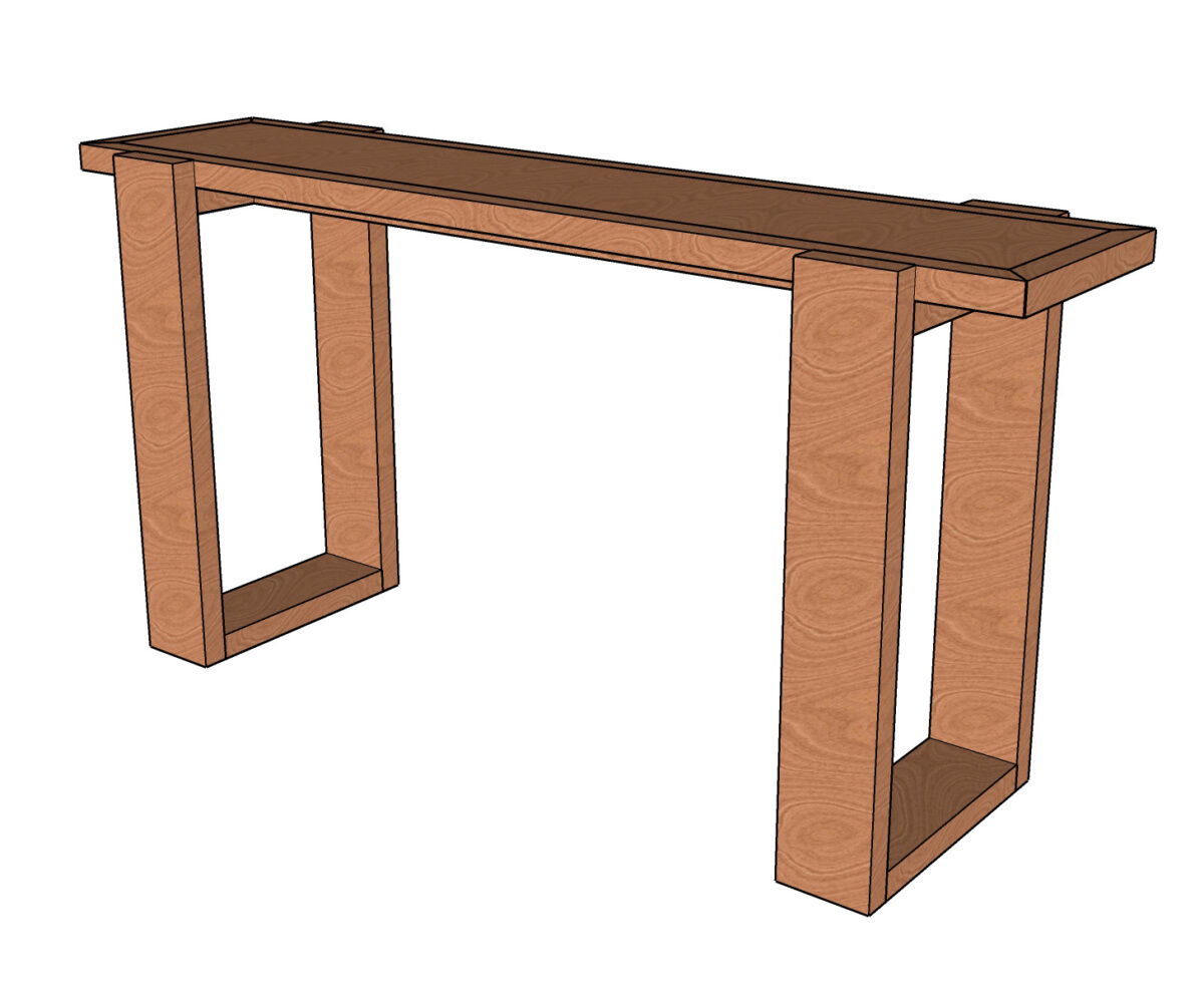 How To Make A Diy Console Table (Step By Step) - Shanty 2 Chic