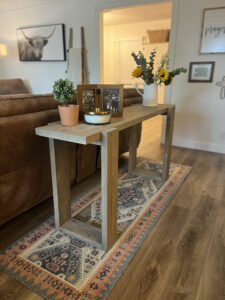 How To Make A Diy Console Table (Step By Step) - Shanty 2 Chic