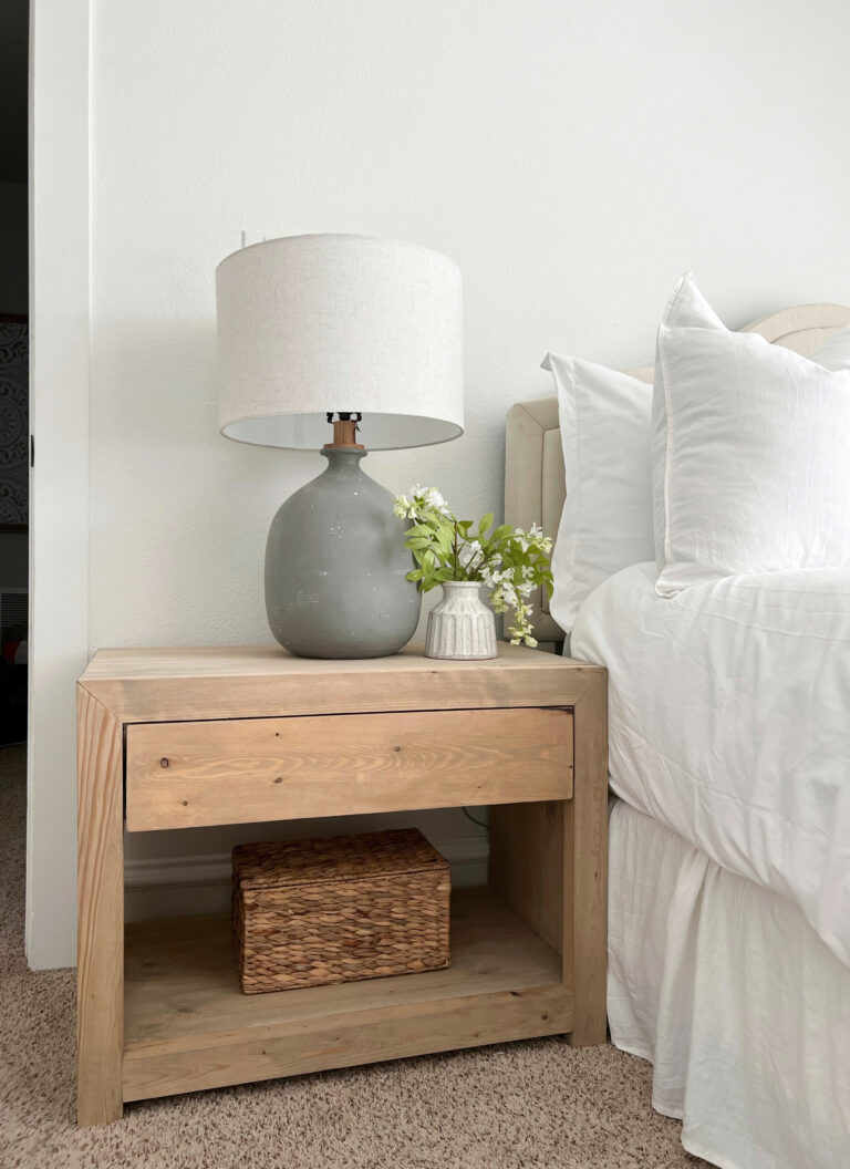 How to build a DIY Modern Nightstand - Shanty 2 Chic