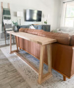 DIY Rustic Modern Console Table - Shanty 2 Chic