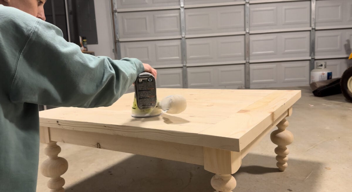How to Build a Coffee Table with Turned Legs - Shanty 2 Chic
