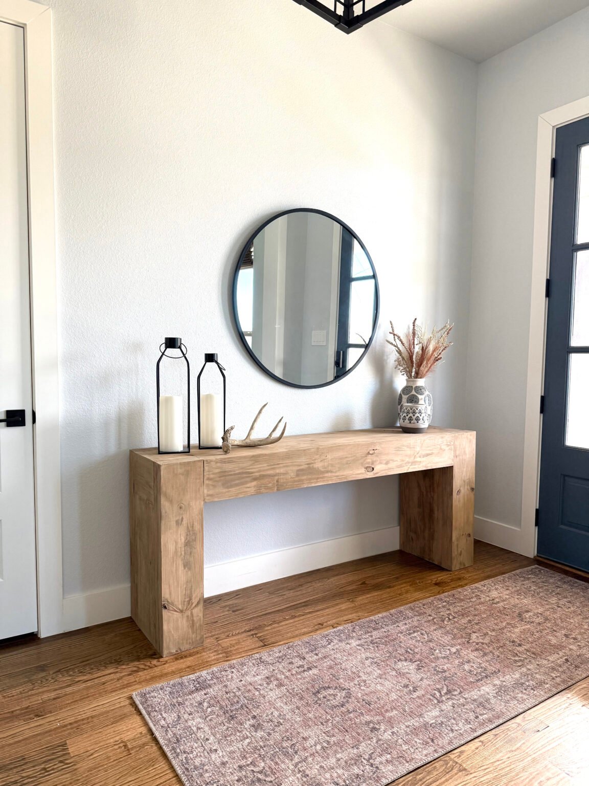 DIY Wood Console Table - Shanty 2 Chic