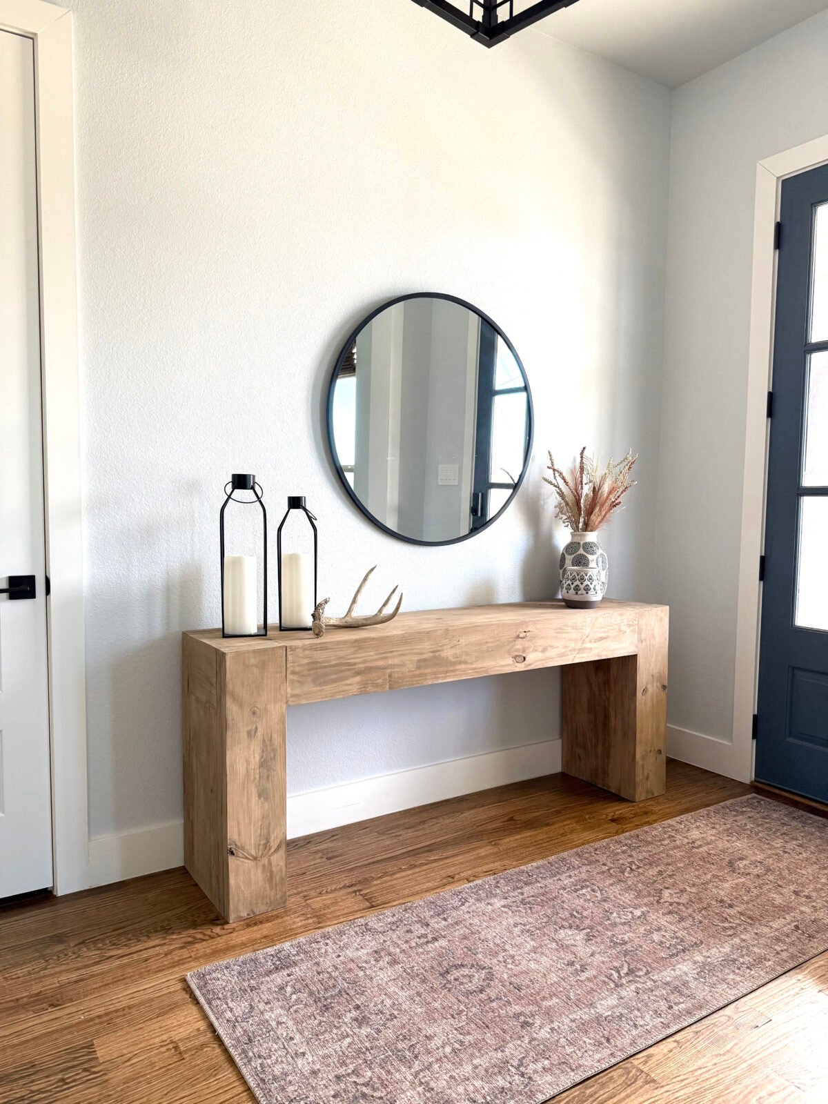 DIY Wood Console Table - Shanty 2 Chic