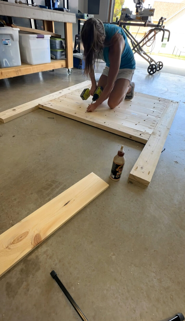 Simple Full Size Bed Frame Plans - Shanty 2 Chic