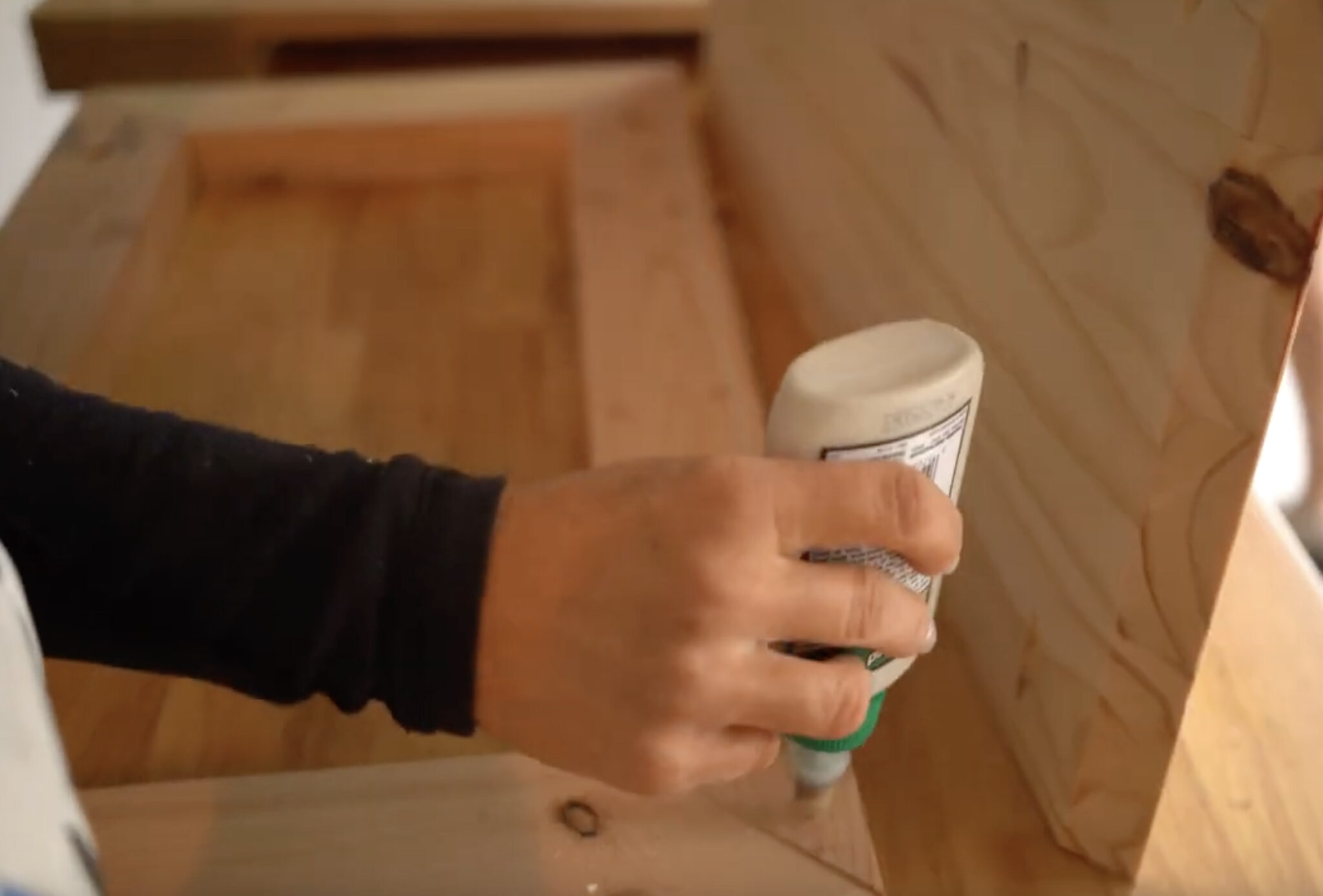 DIY Rustic Modern Nightstand - Shanty 2 Chic