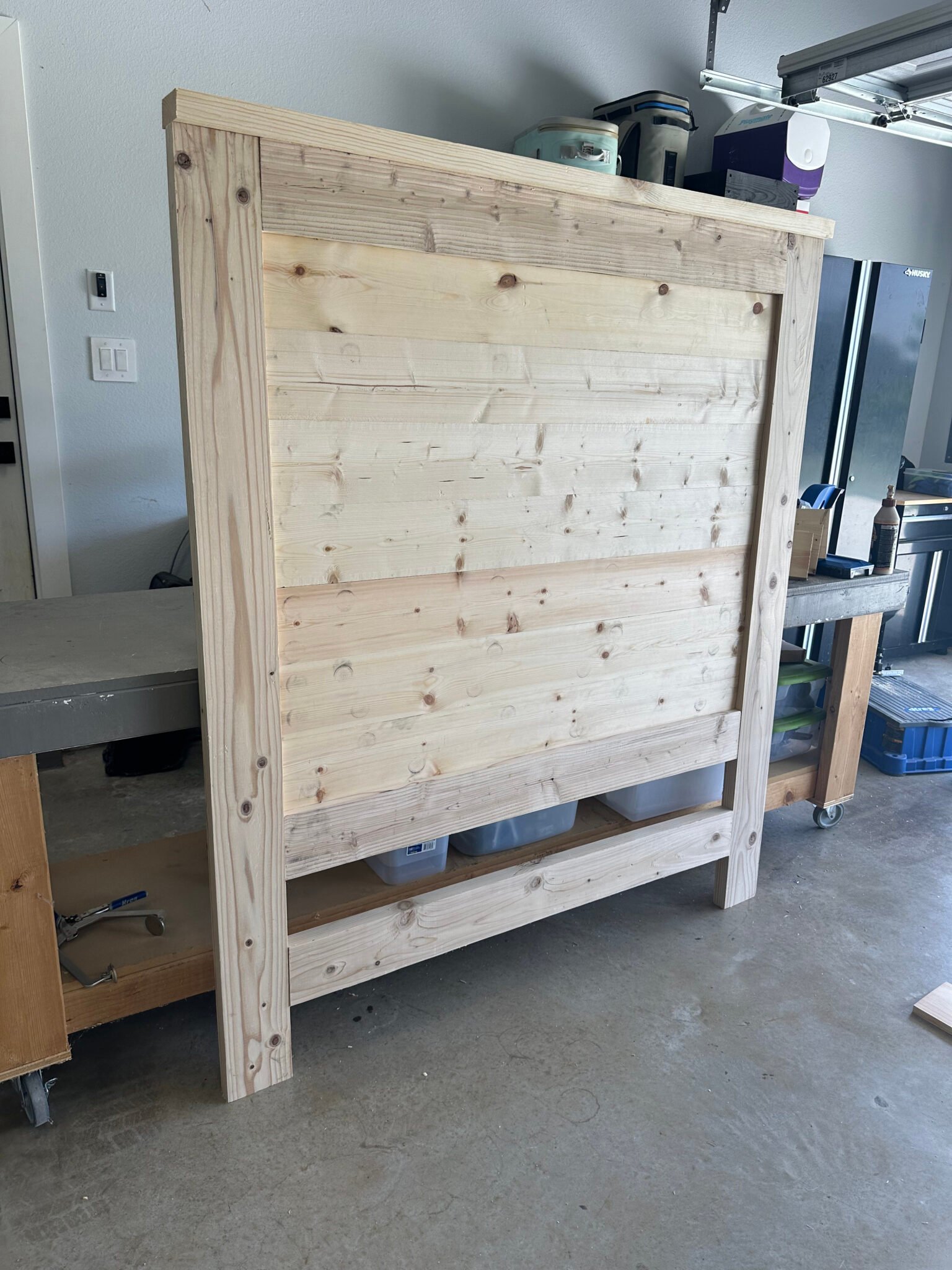 Simple Full Size Bed Frame Plans - Shanty 2 Chic