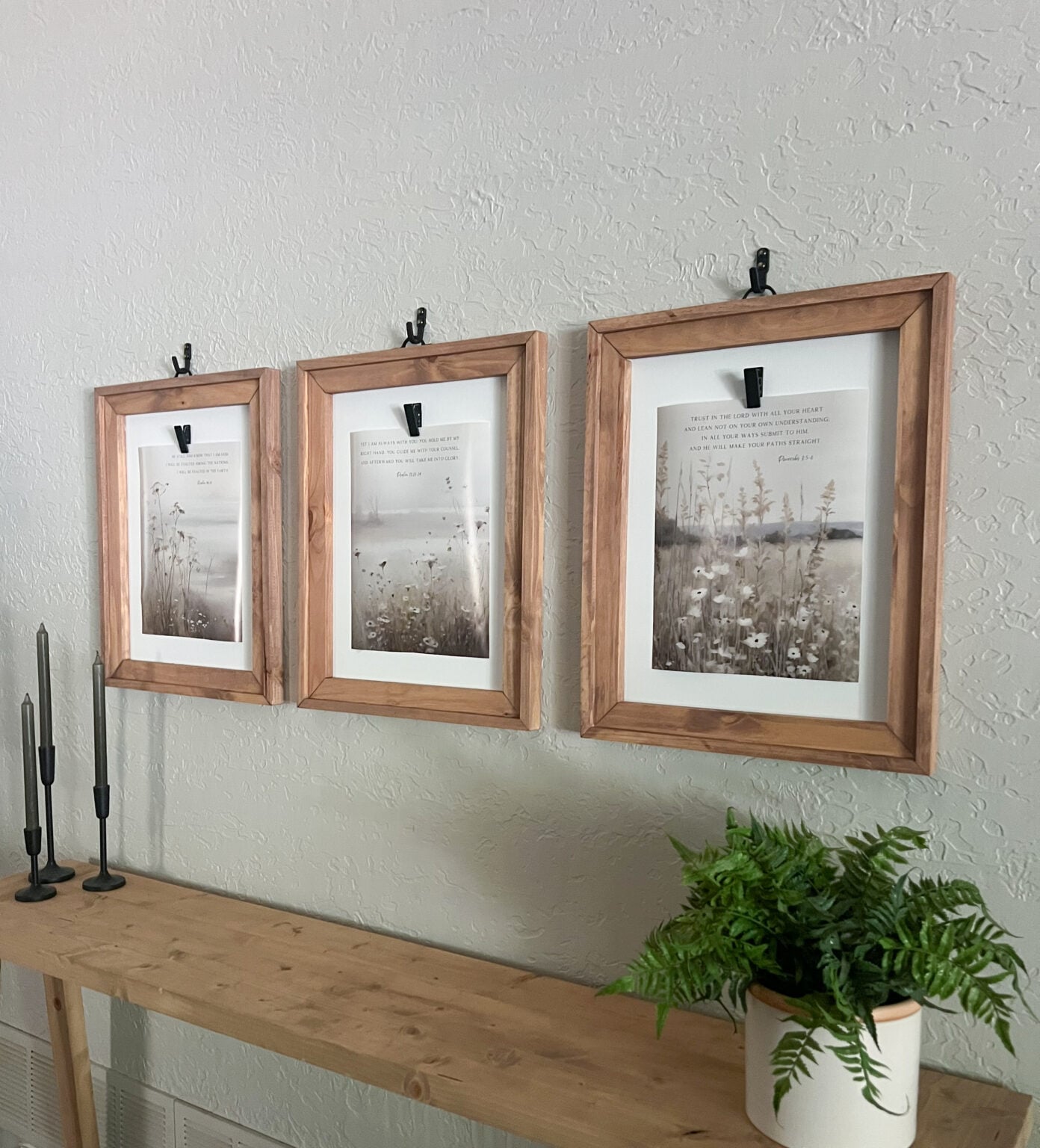 DIY Custom Wall Art Frames with Swappable Artwork - Shanty 2 Chic