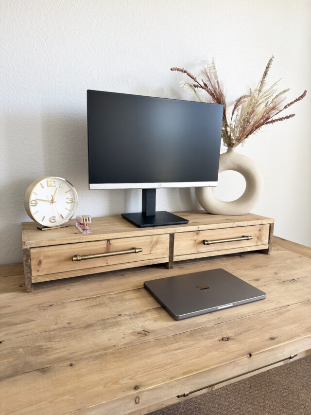 DIY Monitor Stand: Free Printable Plans and Step-by-Step Guide - Shanty ...